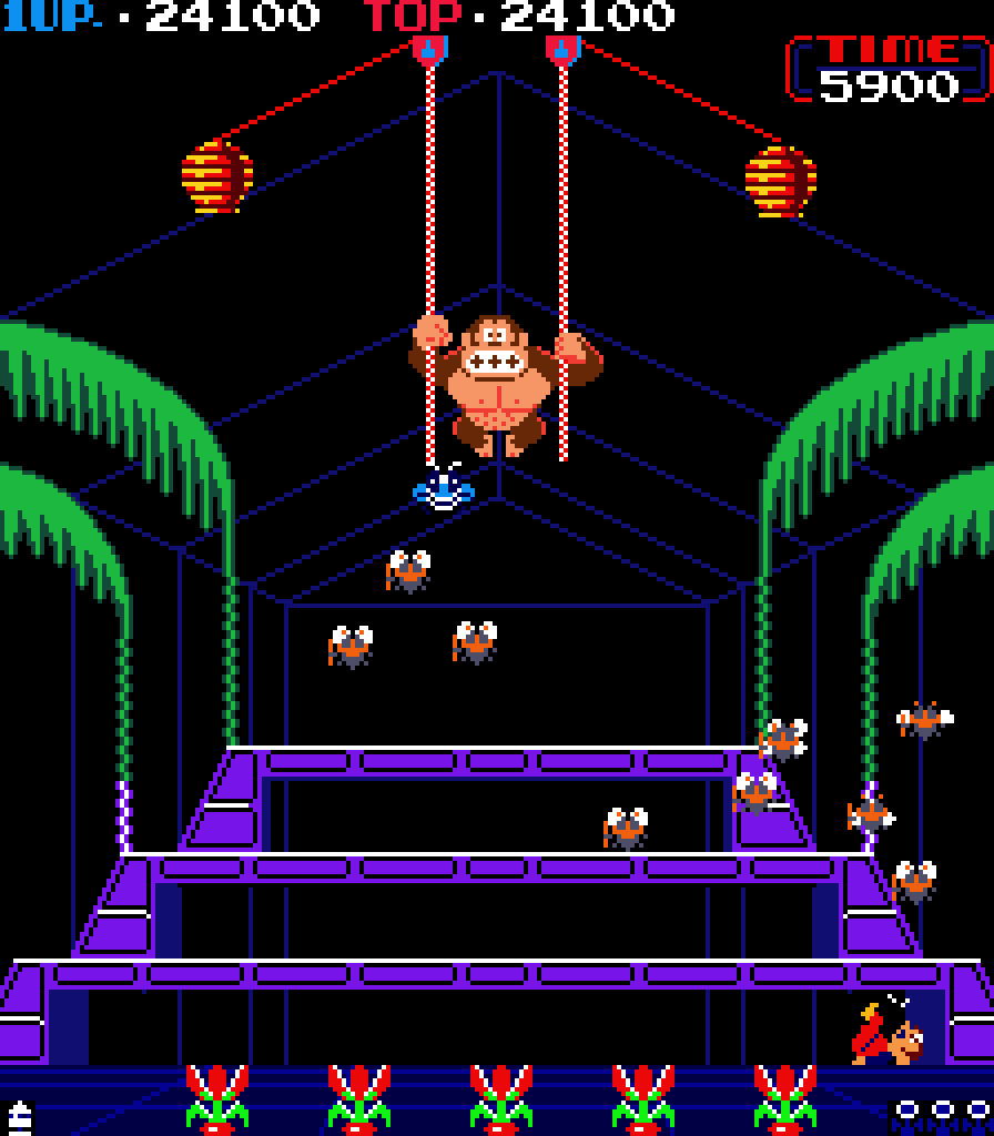 Donkey Kong 3 Arcade 45 | The King of Grabs