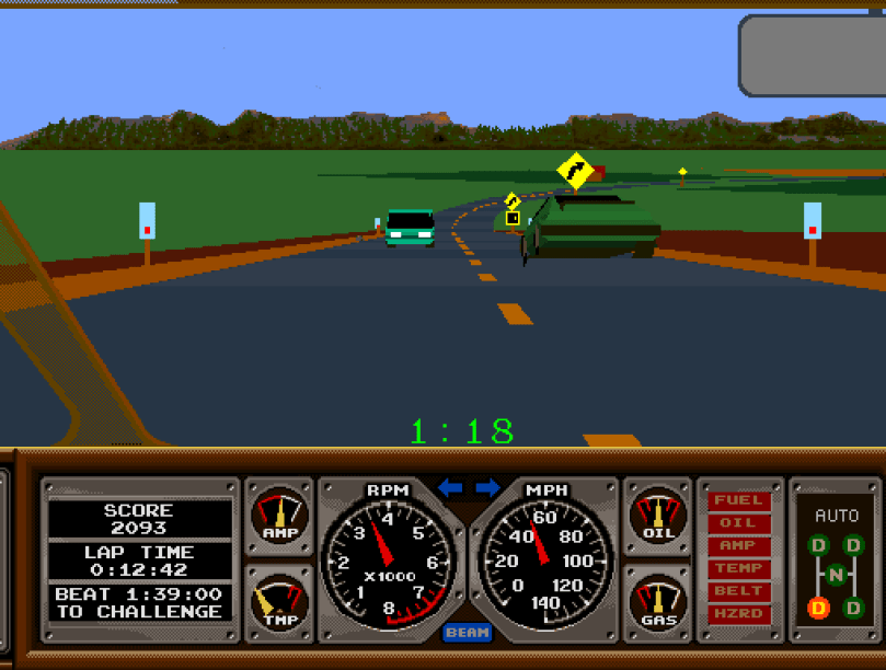 Hard Drivin Arcade 030 | The King of Grabs