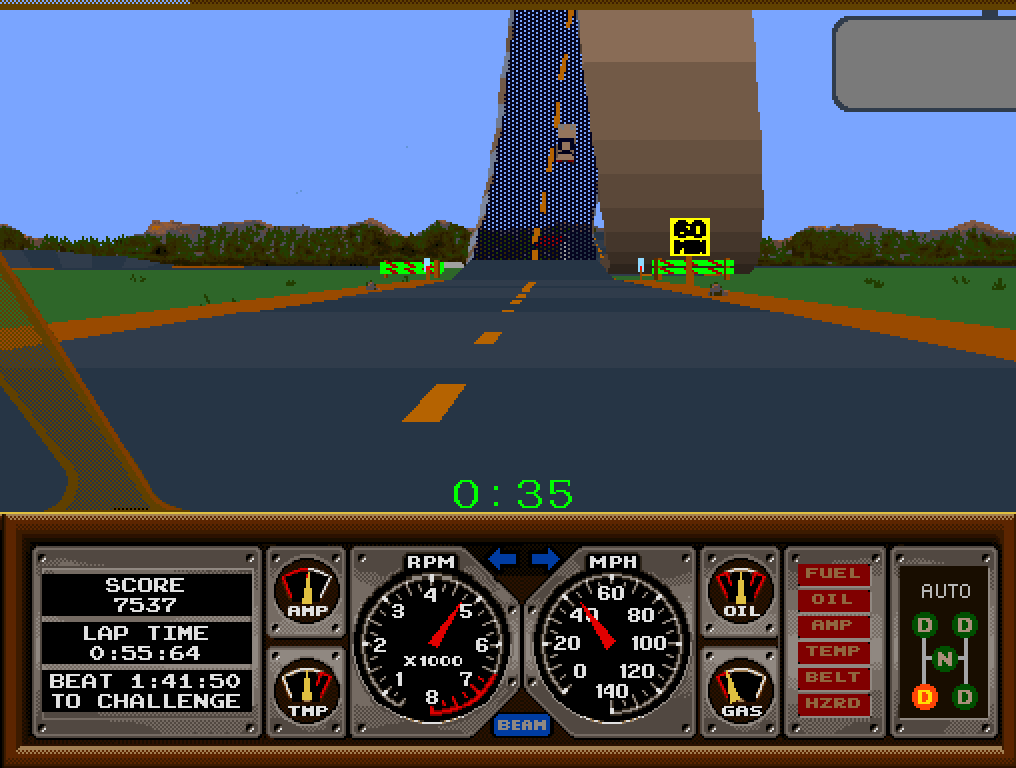 Hard Drivin Arcade 120 | The King of Grabs