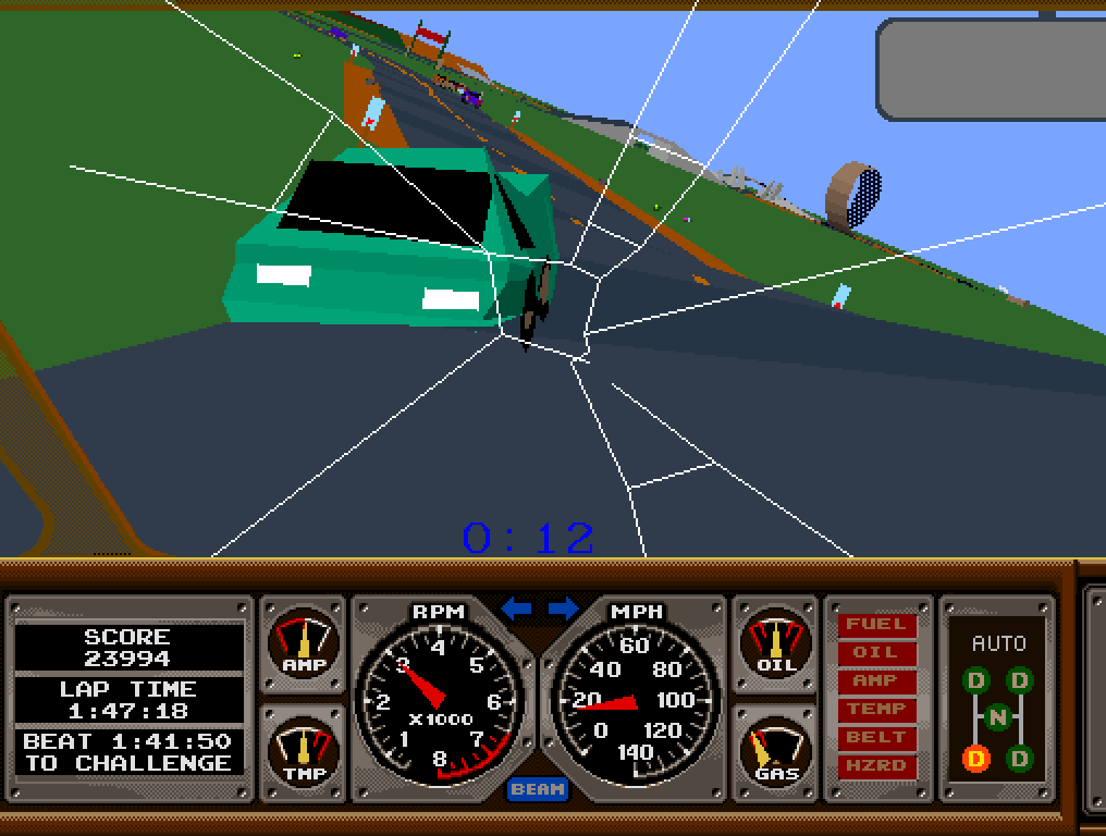 Hard Drivin Arcade 124 | The King of Grabs