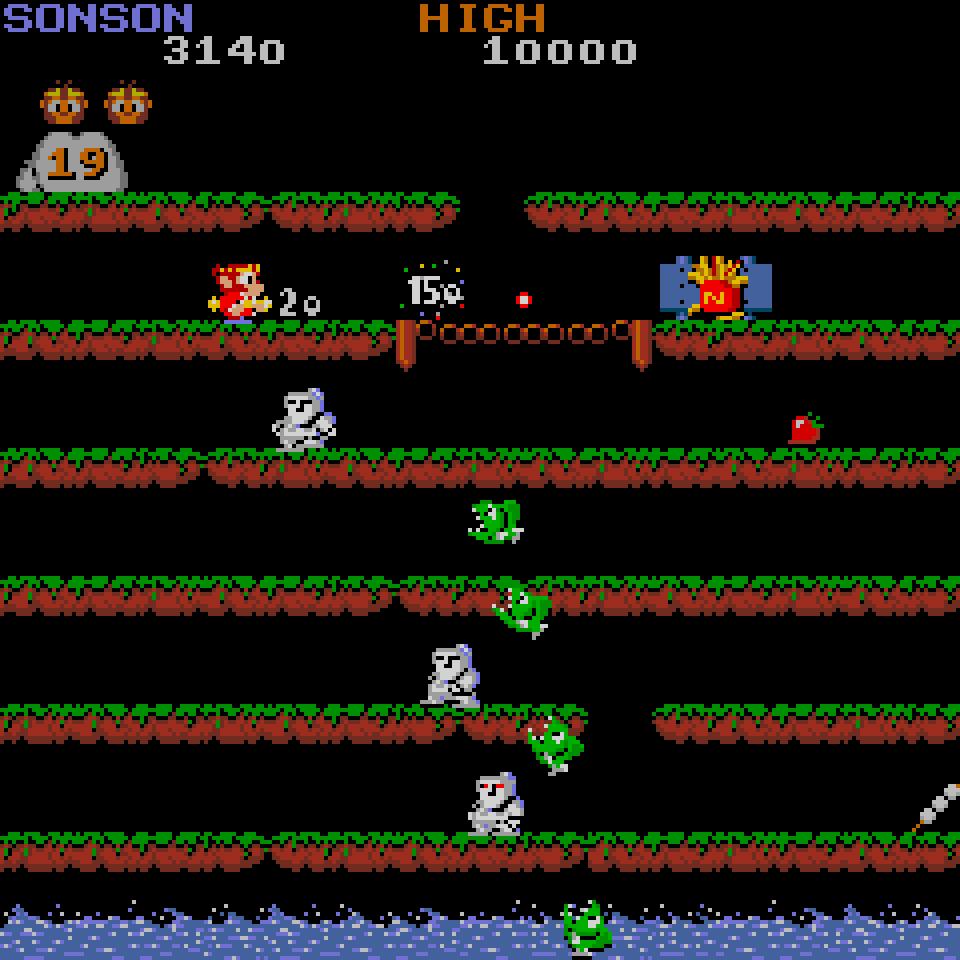 SonSon, Arcade | The King of Grabs