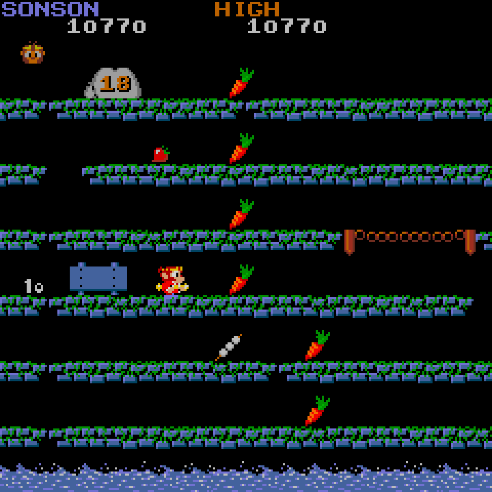 SonSon, Arcade | The King of Grabs