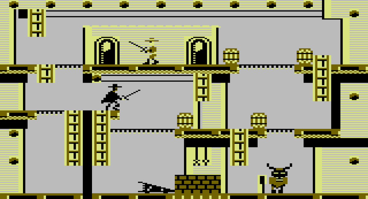 Zorro, Commodore 64 | The King of Grabs