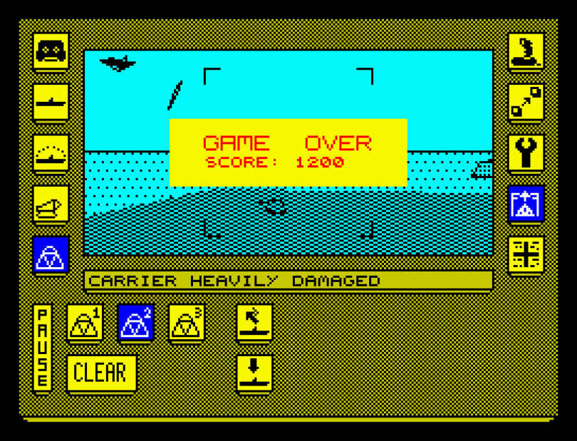 Carrier Command ZX Spectrum 021 | The King of Grabs