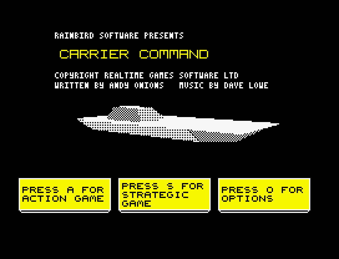 Carrier Command ZX Spectrum 022 | The King of Grabs