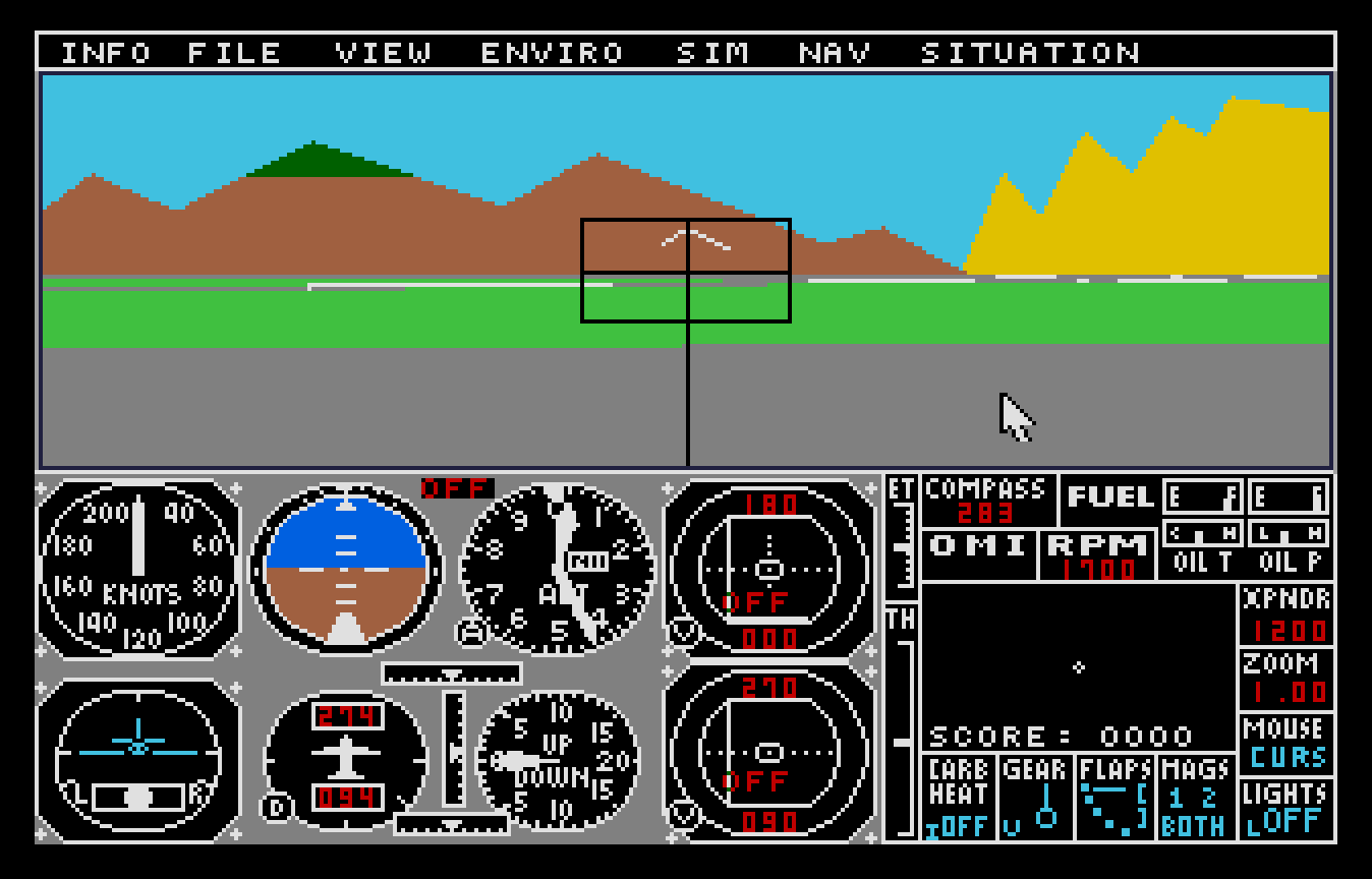 Flight Simulator 2 Atari ST 081 | The King of Grabs