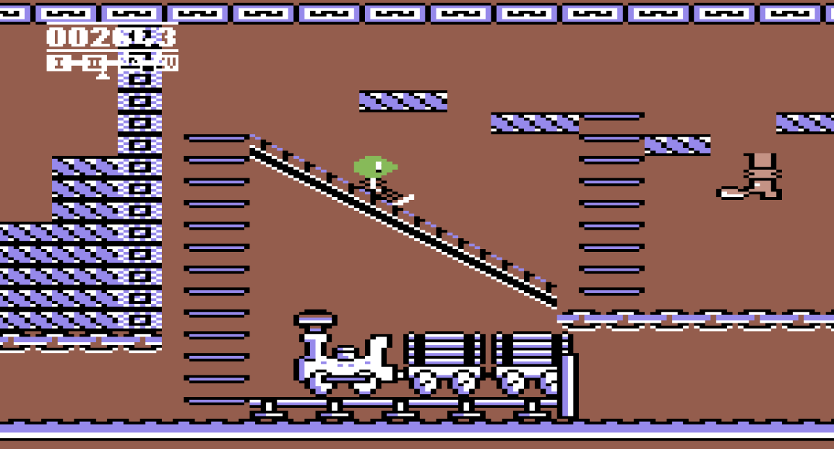 Thing On A Spring, Commodore 64 | The King of Grabs