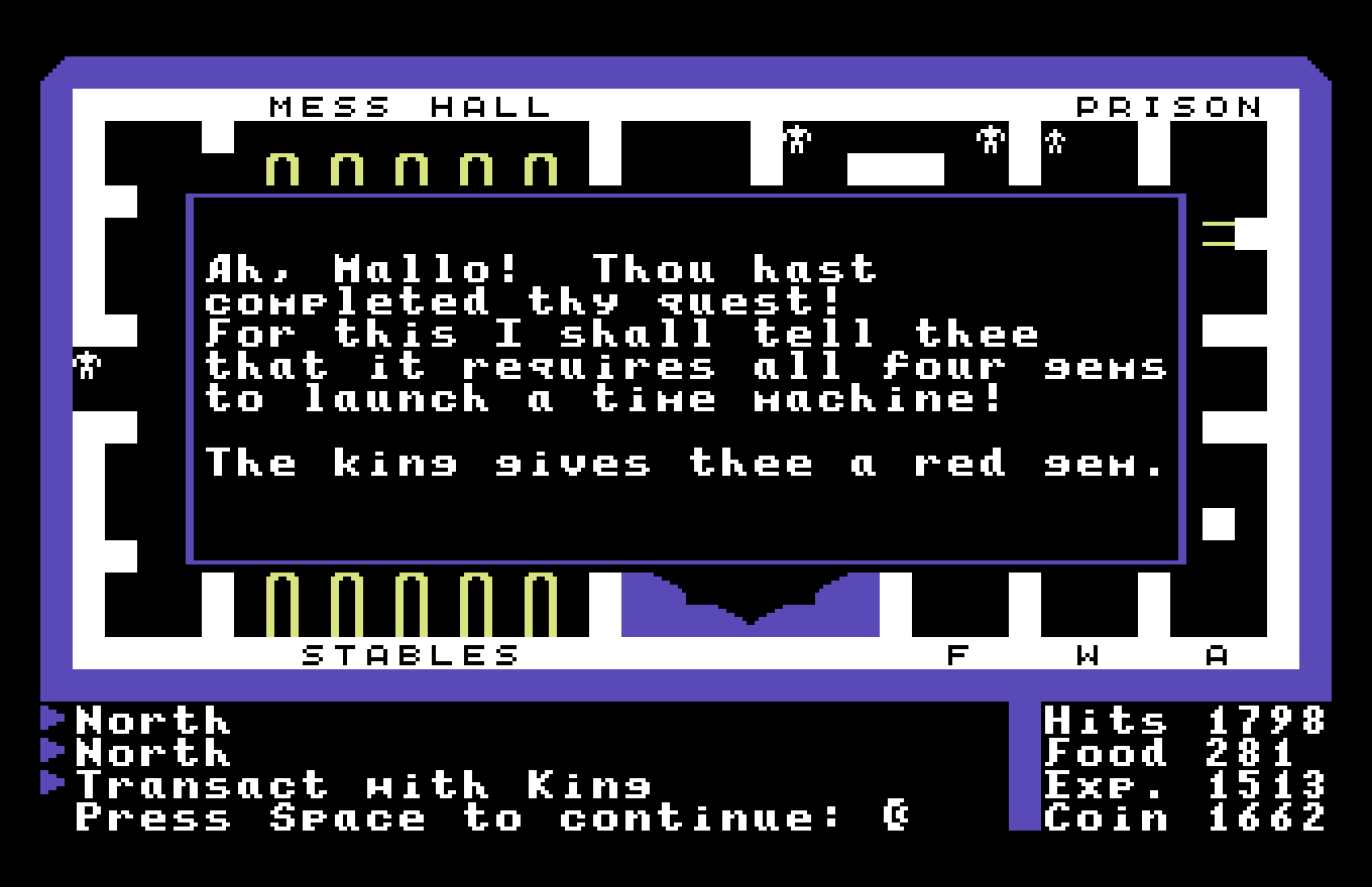 Ultima 1 C64 055 | The King of Grabs