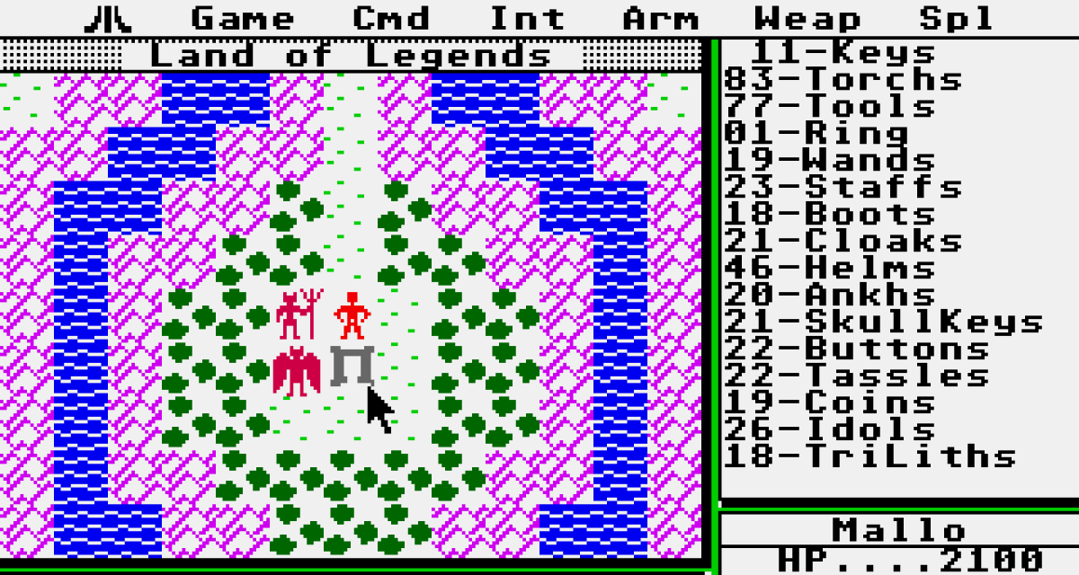 Ultima II: The Revenge of the Enchantress, Atari ST | The King of Grabs