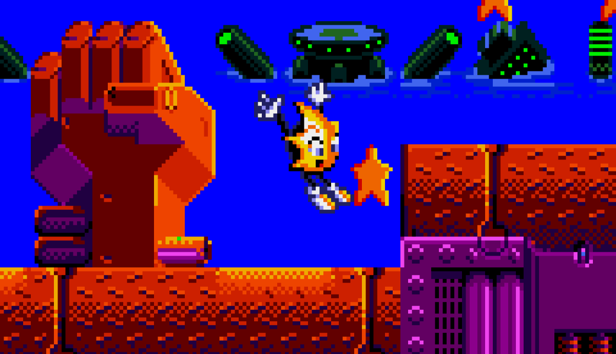 Ristar, Game Gear | The King of Grabs