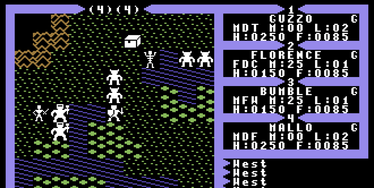 Ultima III: Exodus, Commodore 64 | The King of Grabs