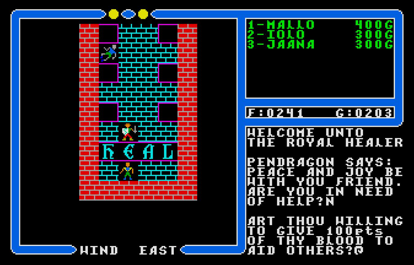 Ultima 4 – Quest of the Avatar Atari ST 044 | The King of Grabs