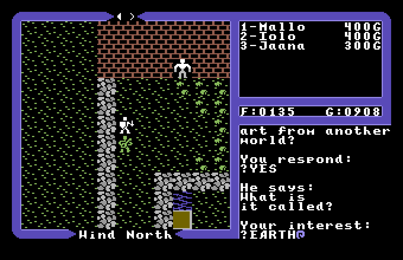 Ultima 4 – Quest of the Avatar C64 091 | The King of Grabs