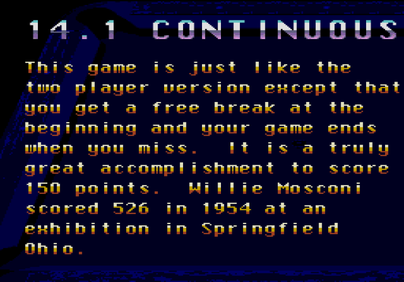 Championship Pool Megadrive 65 | The King of Grabs