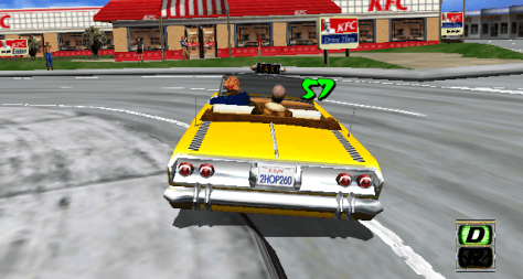 Crazy Taxi, Dreamcast | The King of Grabs