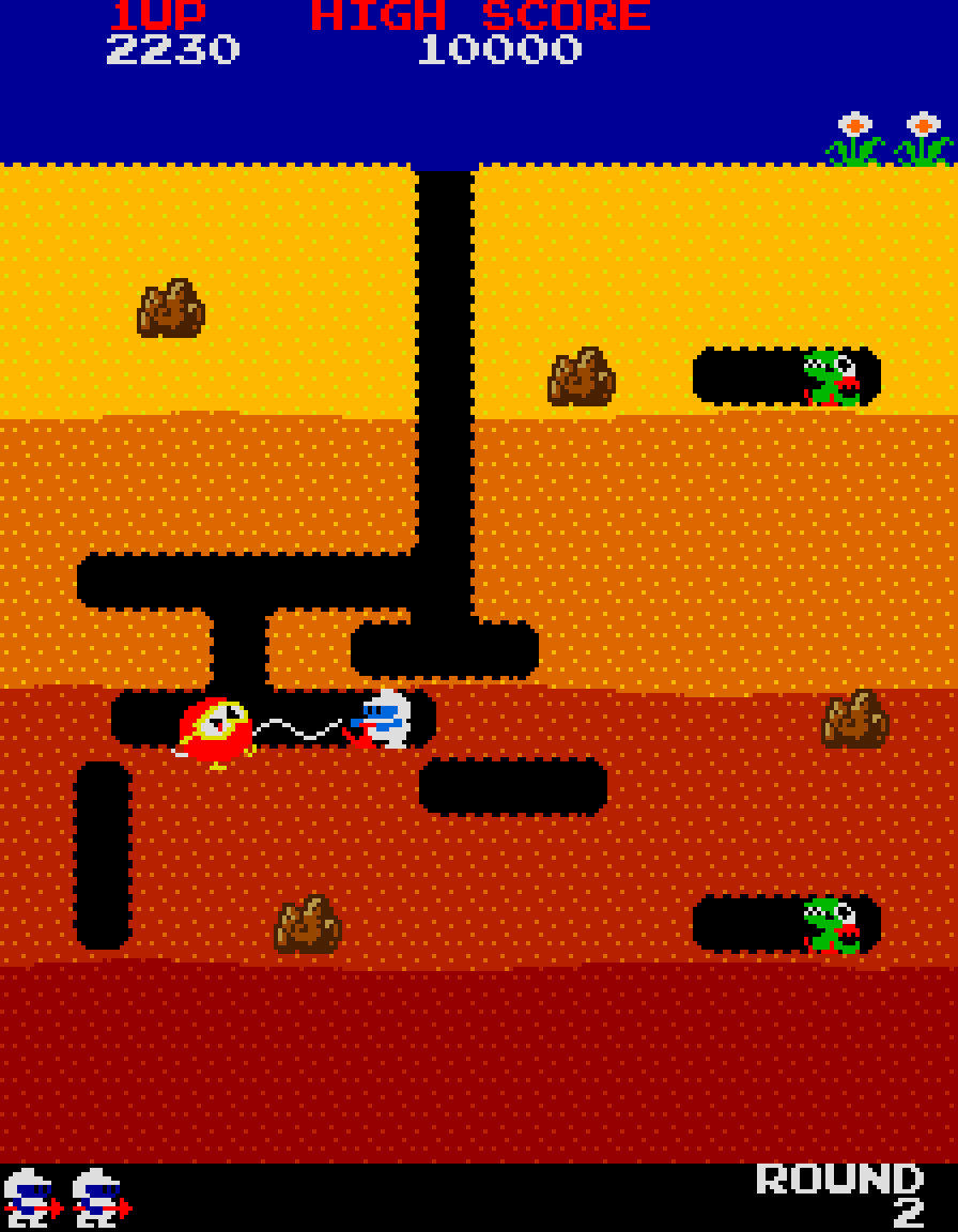 Dig Dug Arcade 11 | The King of Grabs