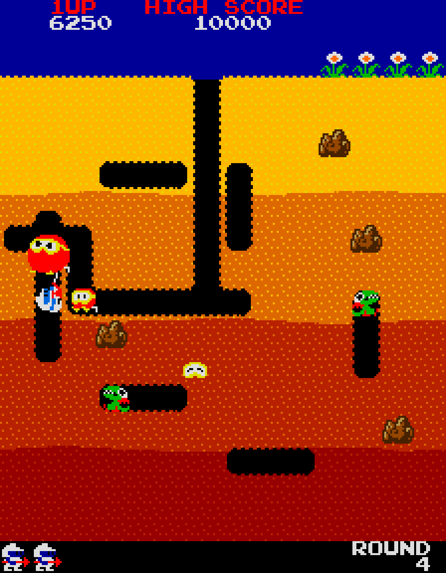 Dig Dug, Arcade | The King of Grabs