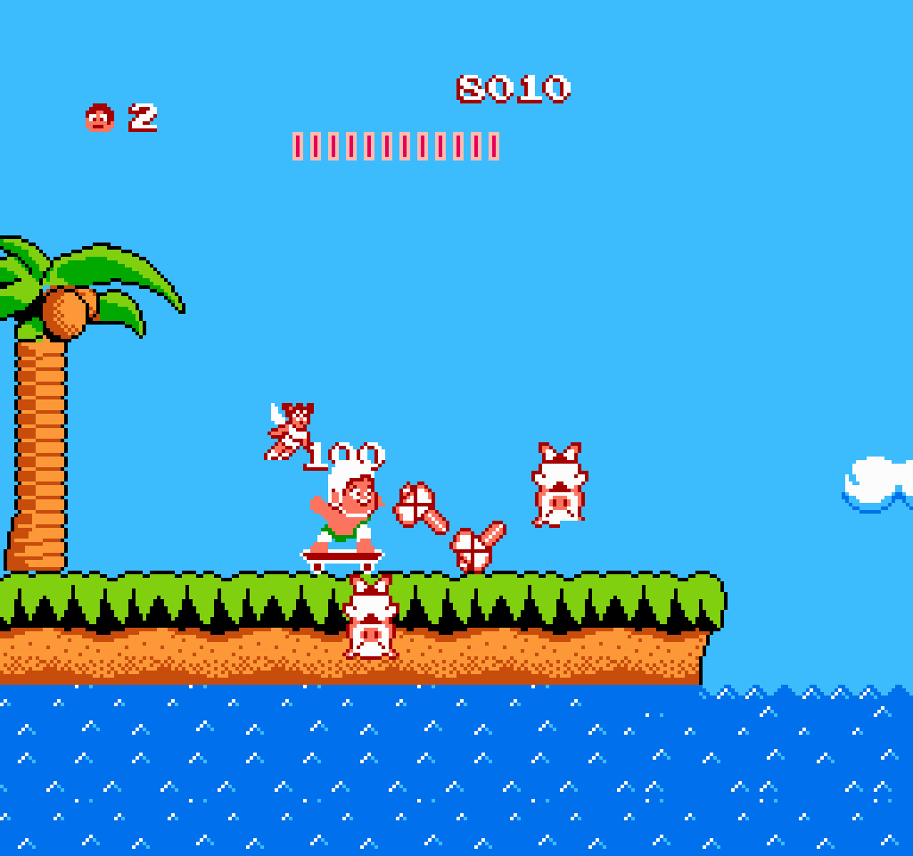Adventure Island NES 048 | The King of Grabs