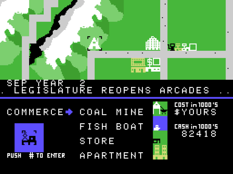 Fortune Builder ColecoVision 15 | The King of Grabs