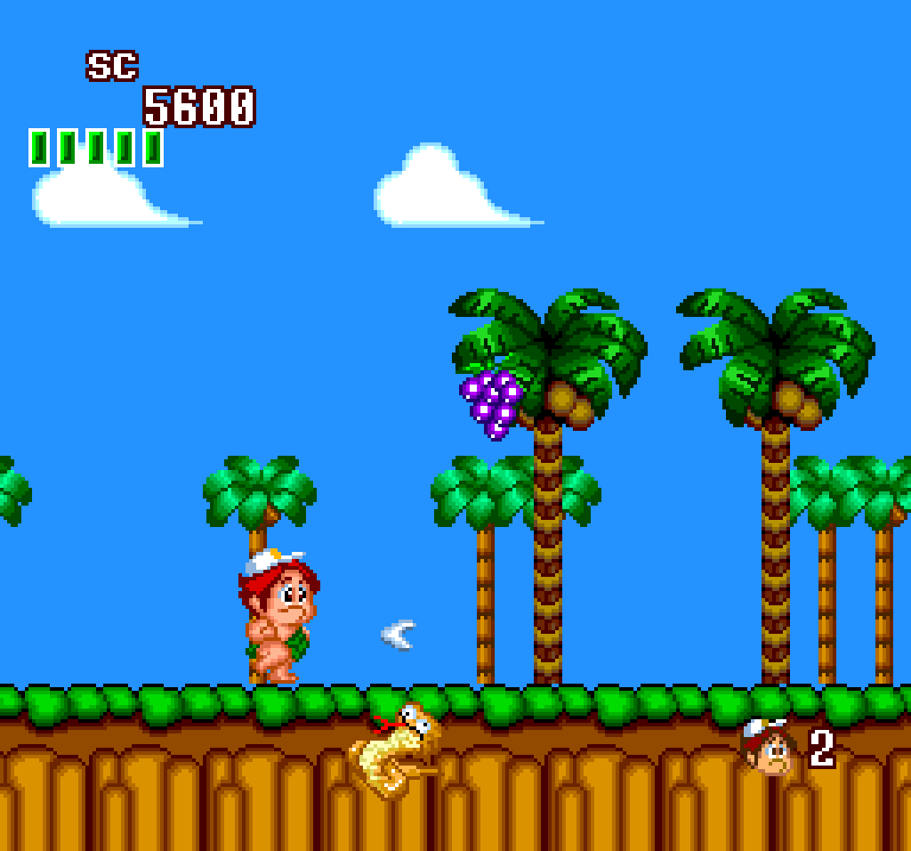 New Adventure Island PC Engine 019 | The King of Grabs
