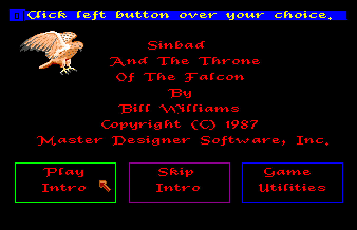 Sinbad and the Throne of the Falcon, Amiga | The King of Grabs