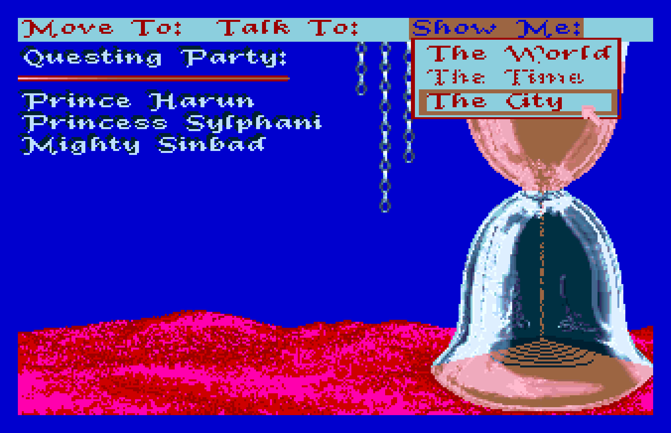 Sinbad and the Throne of the Falcon Amiga 010 | The King of Grabs