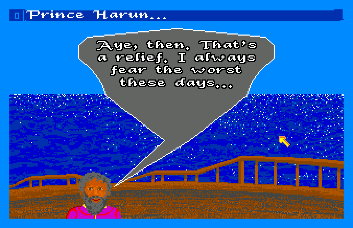 Sinbad and the Throne of the Falcon Amiga 017 | The King of Grabs