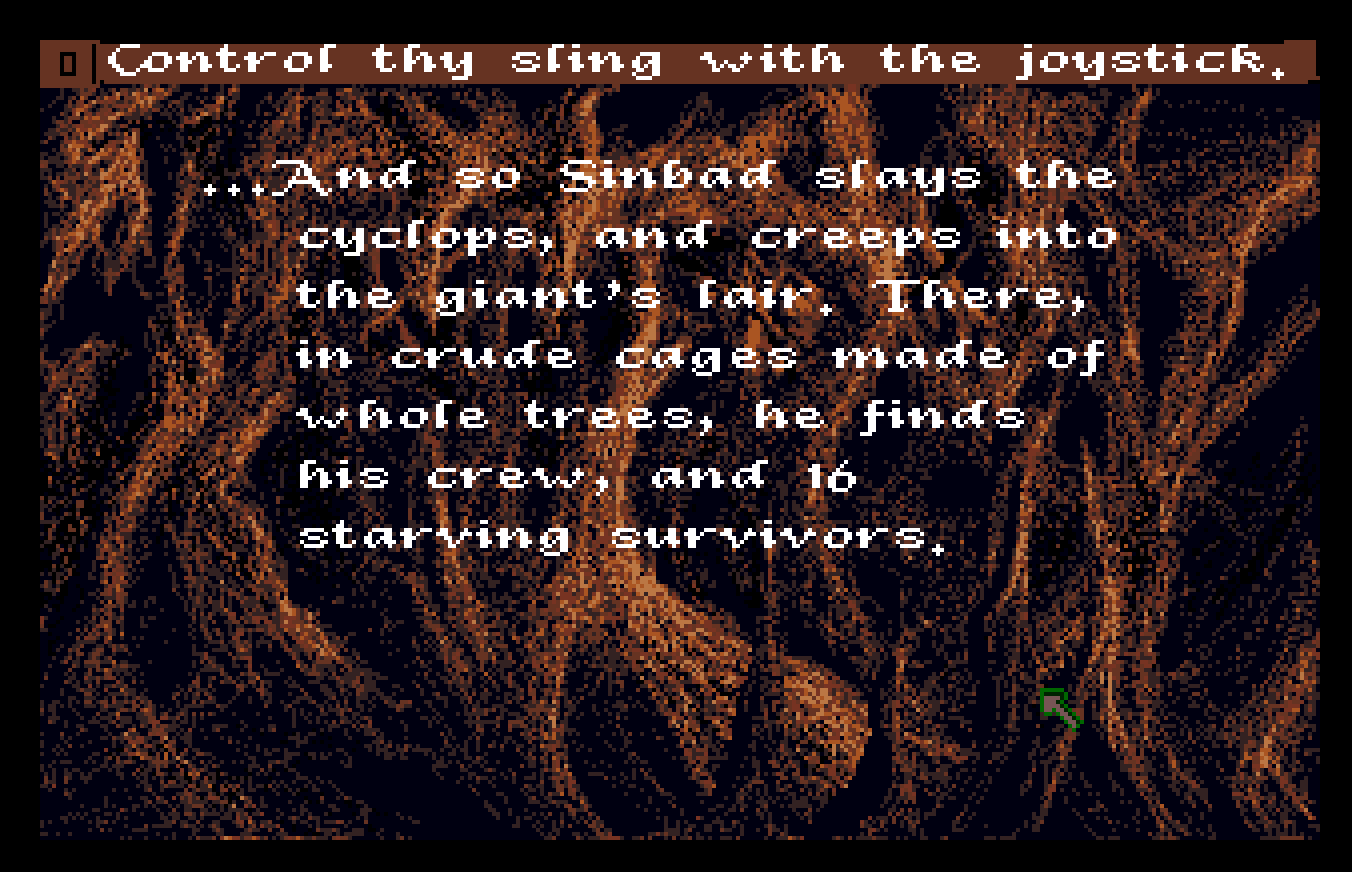 Sinbad and the Throne of the Falcon Amiga 100 | The King of Grabs