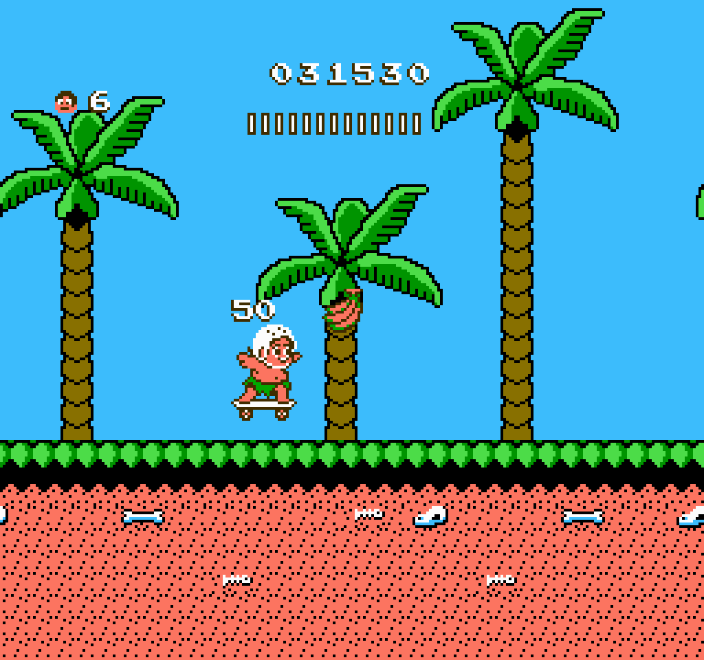 Adventure Island 2 NES 095 | The King of Grabs