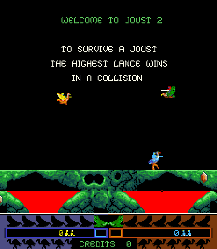 Joust 2 Arcade 002 | The King of Grabs