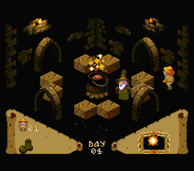 Knight Lore MSX2 Remake 68 | The King of Grabs