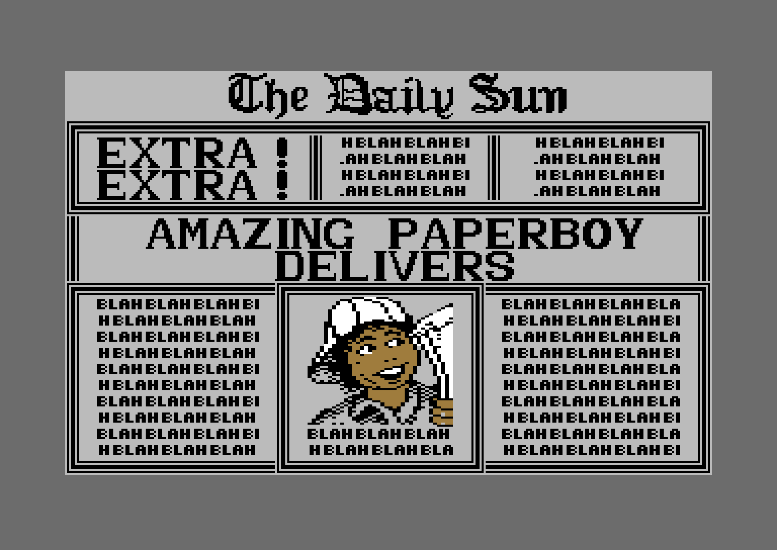 Paperboy, Commodore 64 | The King of Grabs