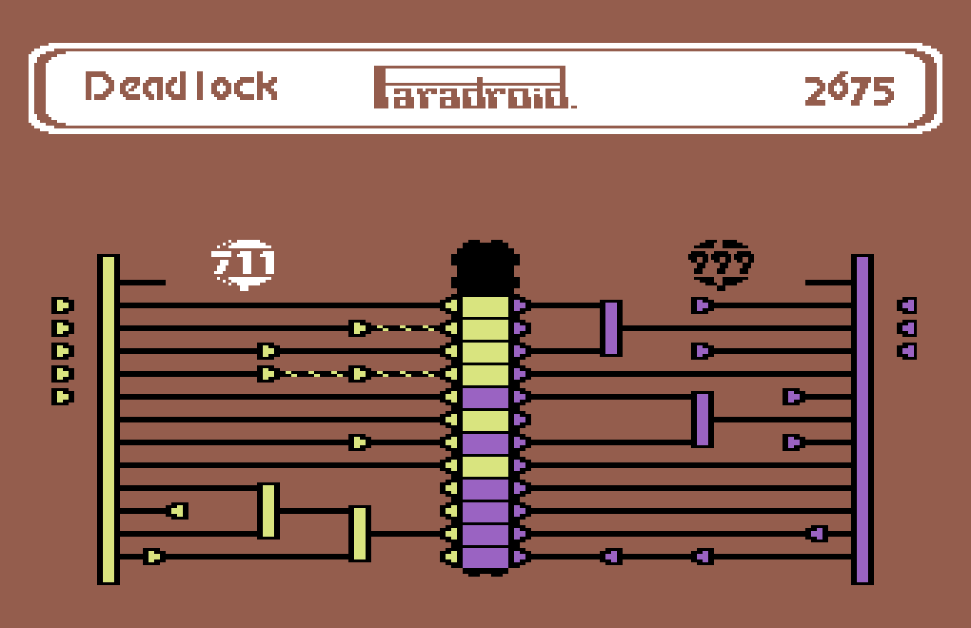 Paradroid Redux C64 029 | The King of Grabs