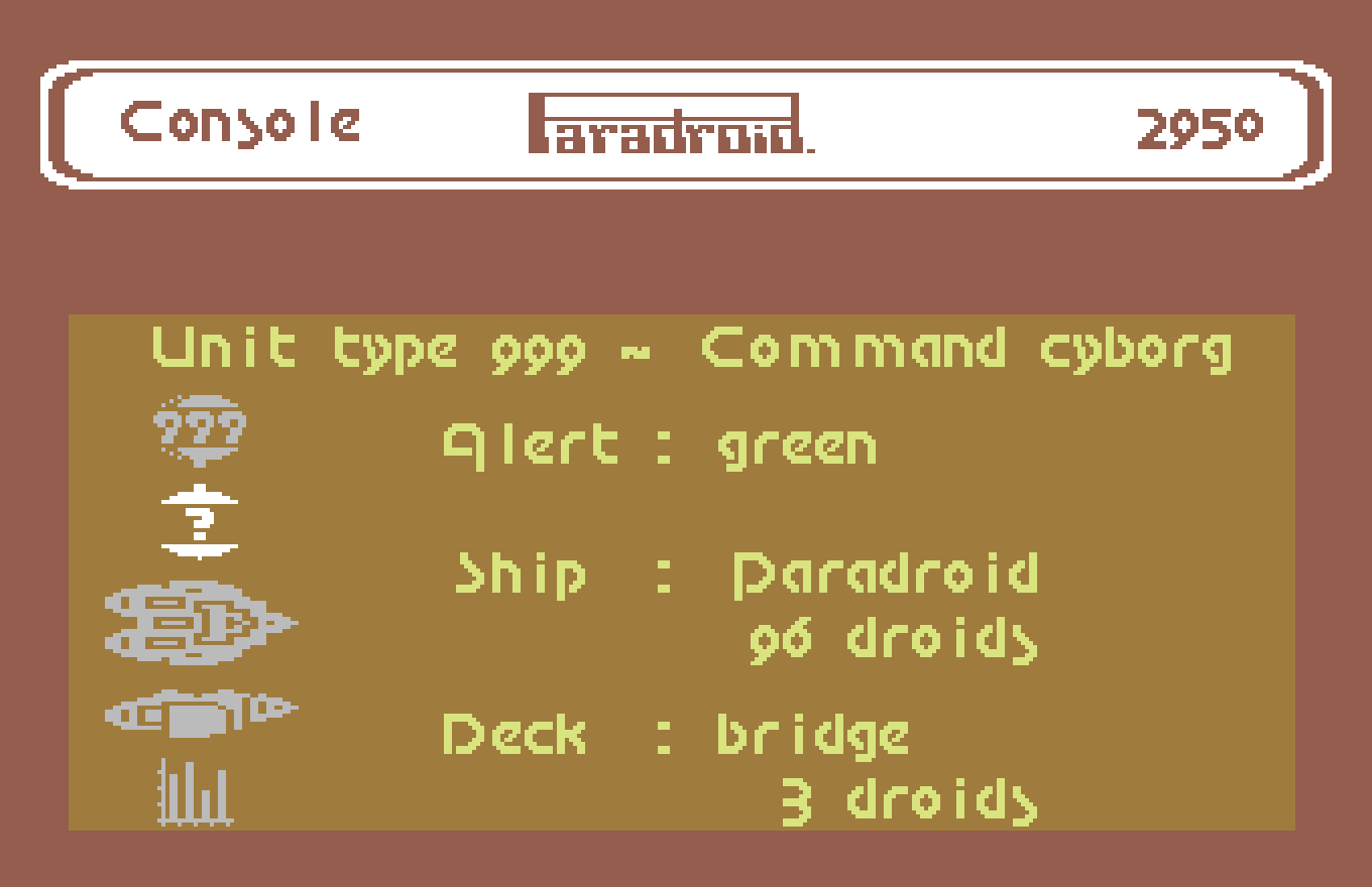 Paradroid Redux C64 033 | The King of Grabs