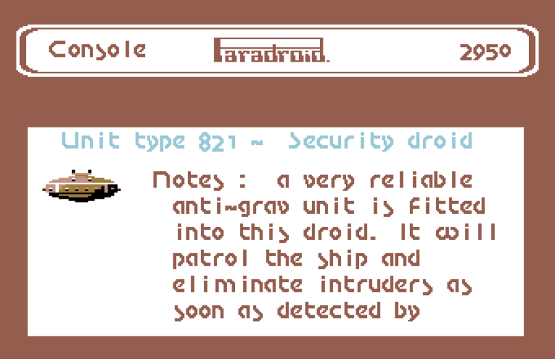 Paradroid Redux C64 042 | The King of Grabs