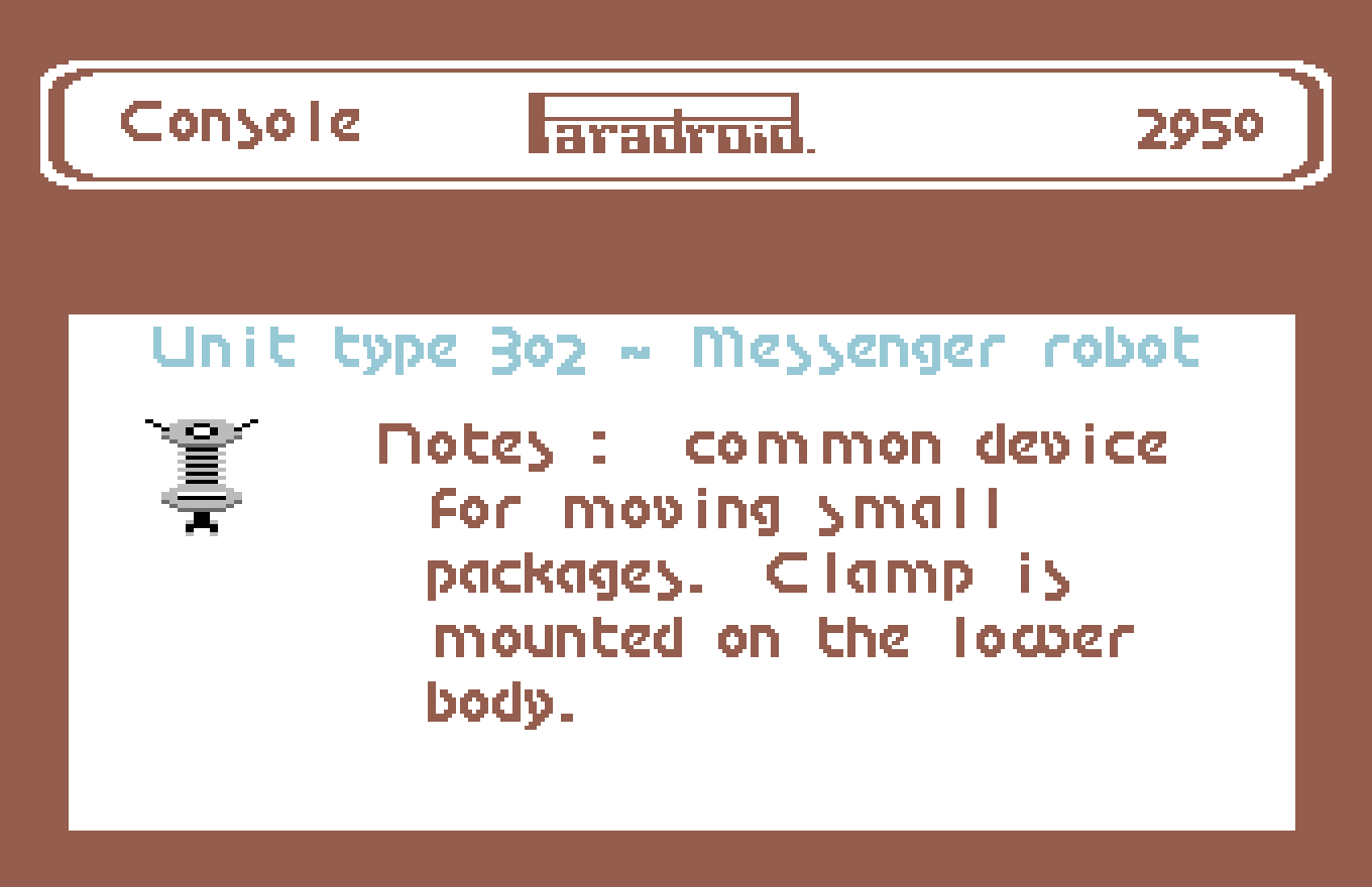 Paradroid Redux C64 070 | The King of Grabs