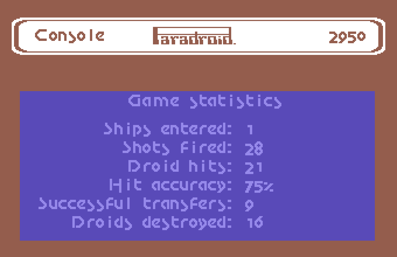 Paradroid Redux C64 083 | The King of Grabs