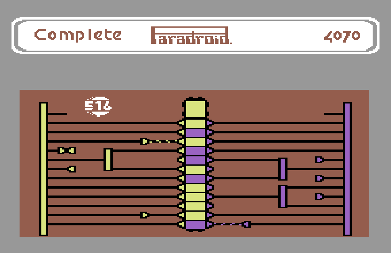 Paradroid Redux C64 094 | The King of Grabs