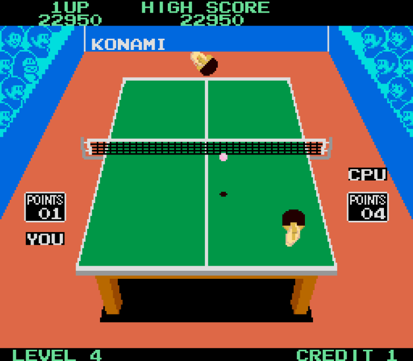Konami’s Ping Pong Arcade 51 | The King of Grabs