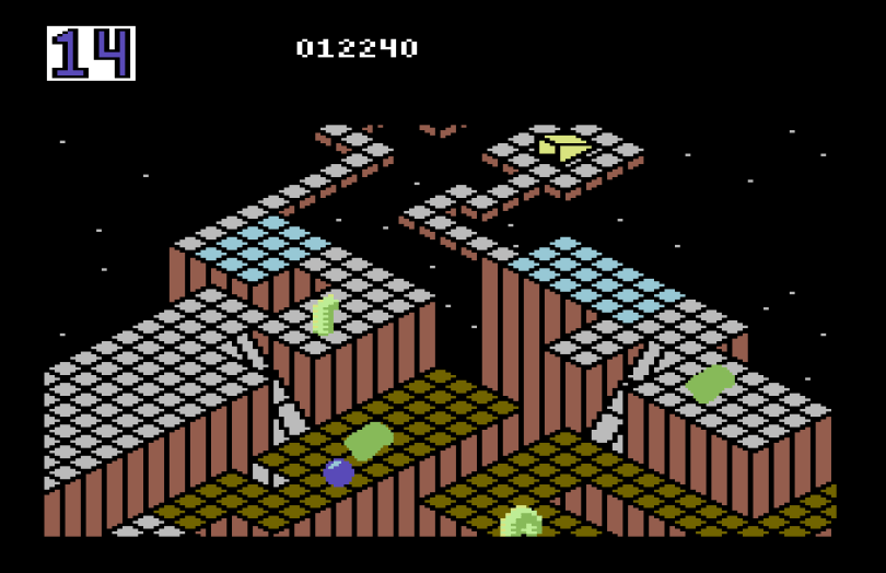 Marble Madness C64 75 | The King of Grabs