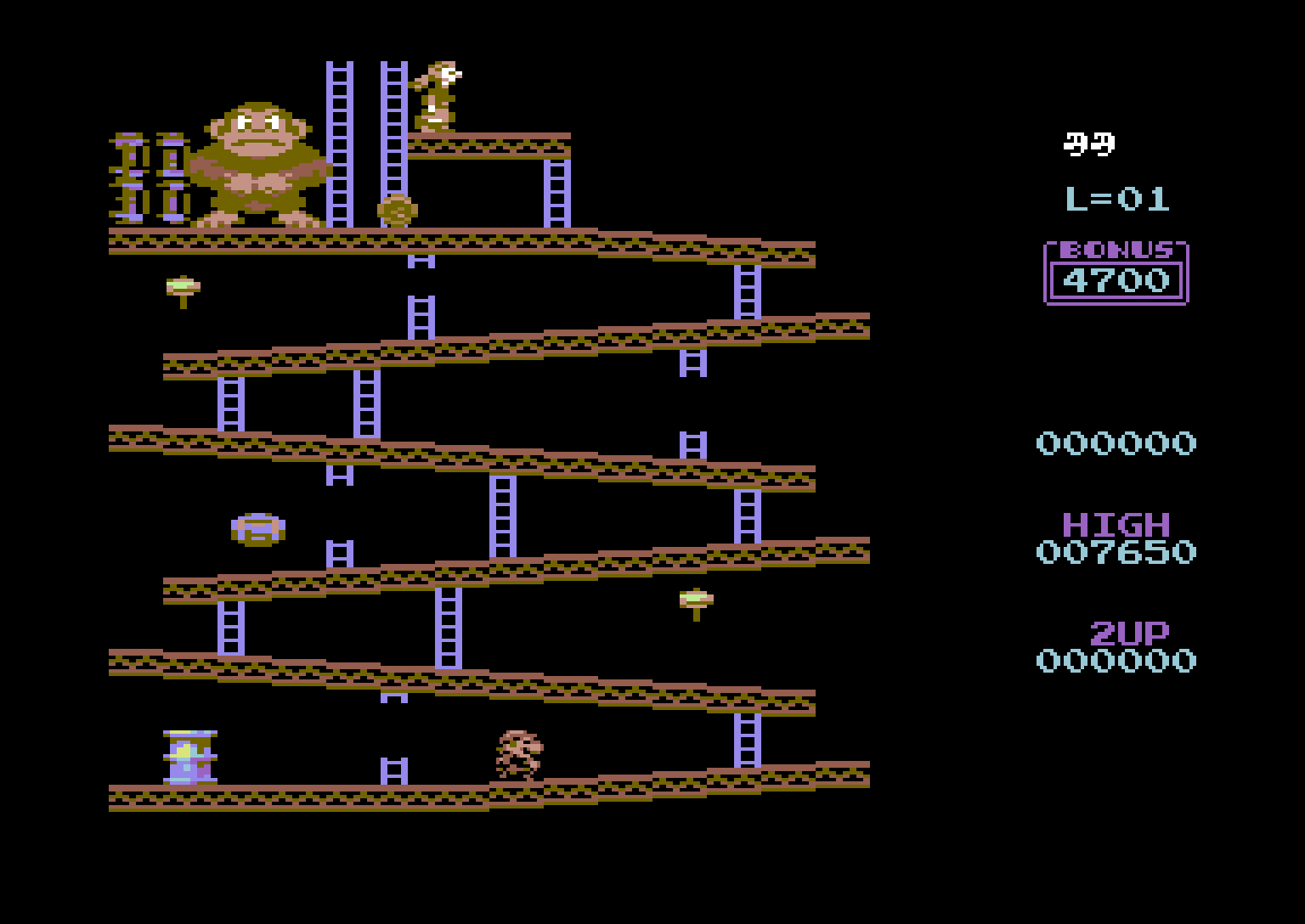 Donkey Kong [X2016], Commodore 64 | The King of Grabs