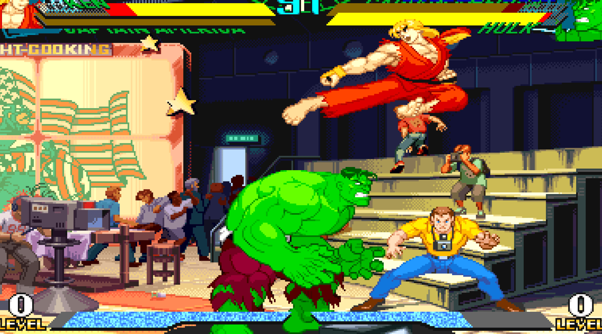 Marvel Super Heroes vs. Street Fighter, Arcade | The King of Grabs