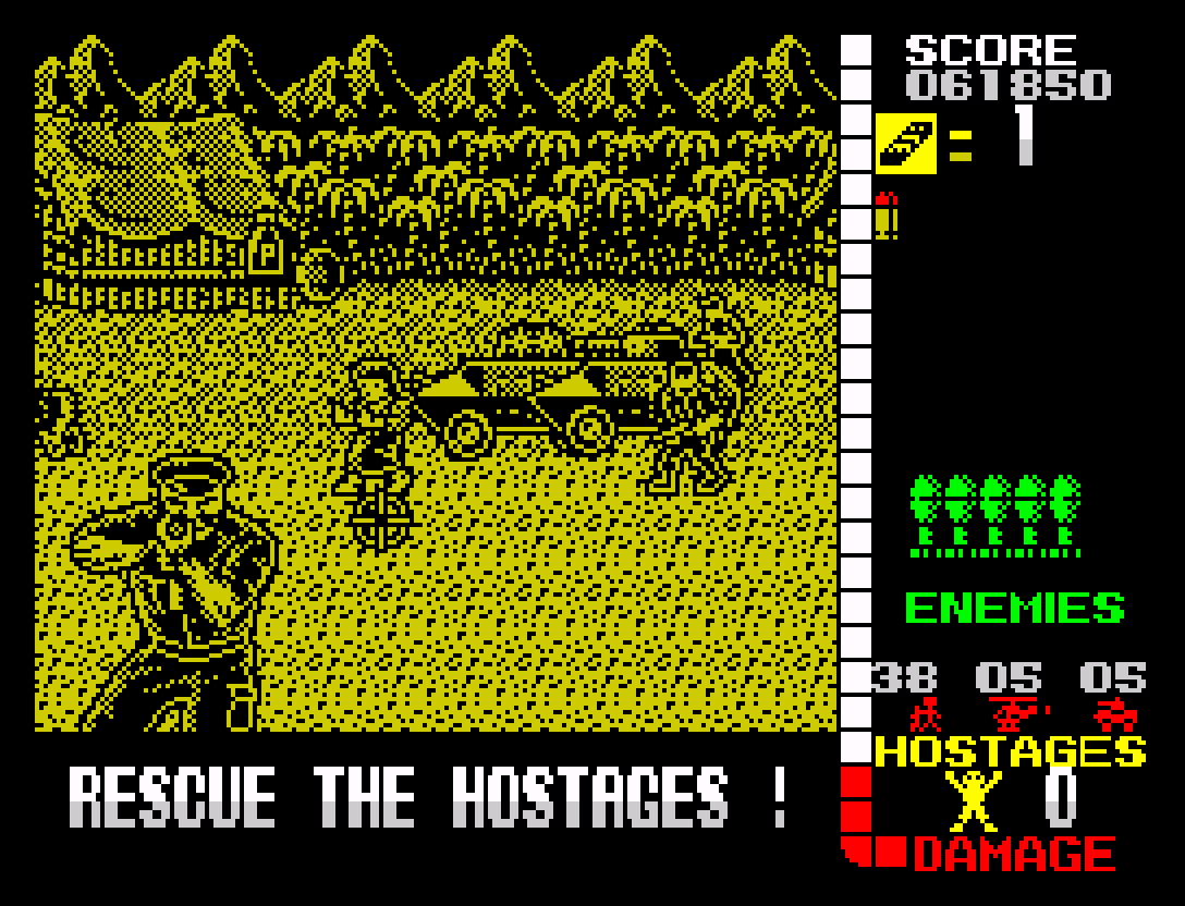 Operation Wolf ZX Spectrum 048 | The King of Grabs