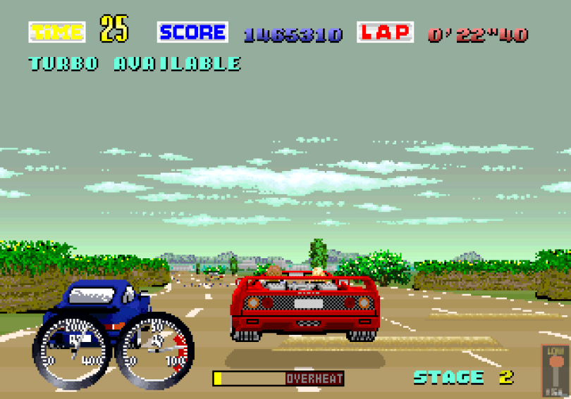 Turbo Out Run Arcade 046 | The King of Grabs