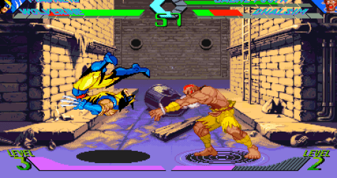 X-Men vs. Street Fighter, Arcade | The King of Grabs