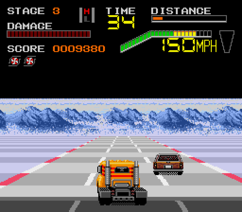 Chase HQ 2 Megadrive 110 | The King of Grabs