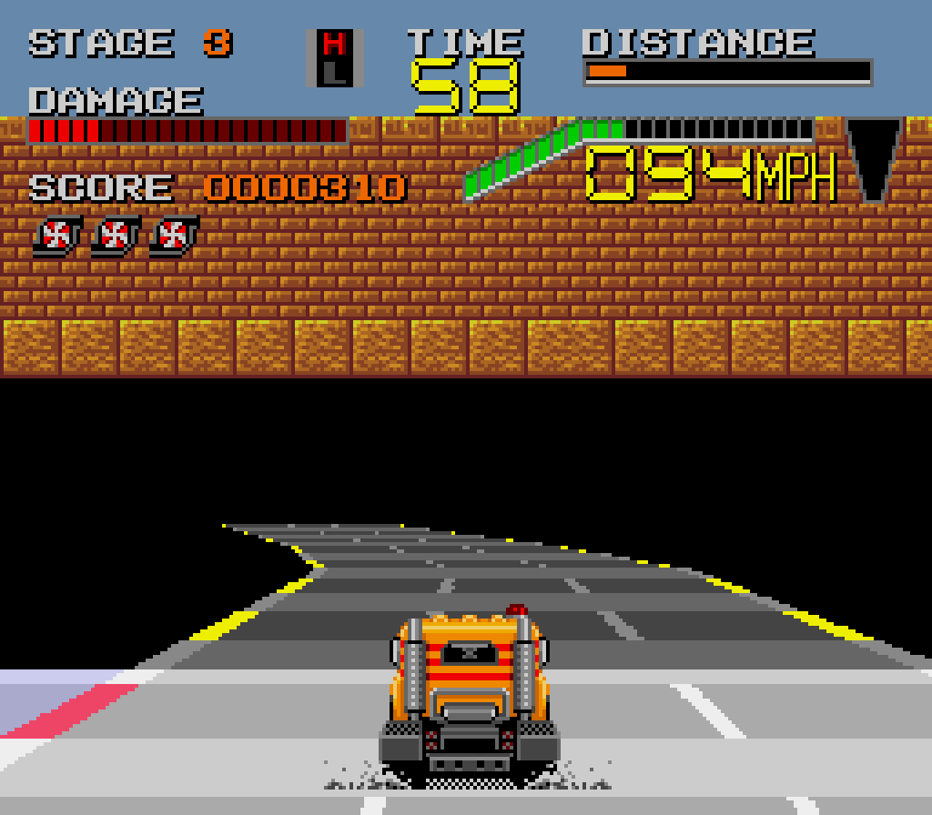 Chase HQ 2 Megadrive 126 | The King of Grabs