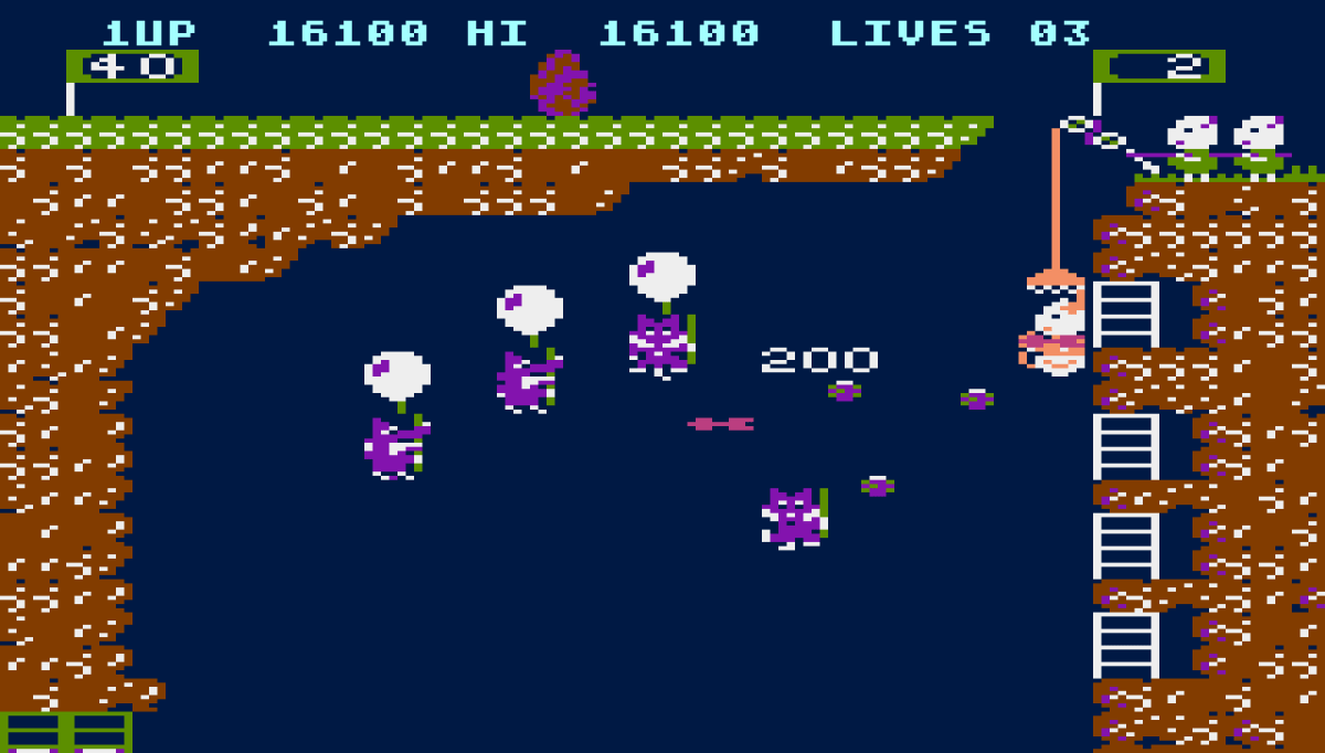 Pooyan, Atari 8-bit | The King of Grabs