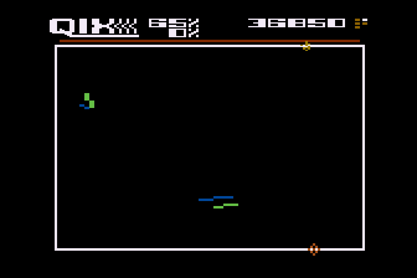 Qix Atari 5200 50 | The King of Grabs
