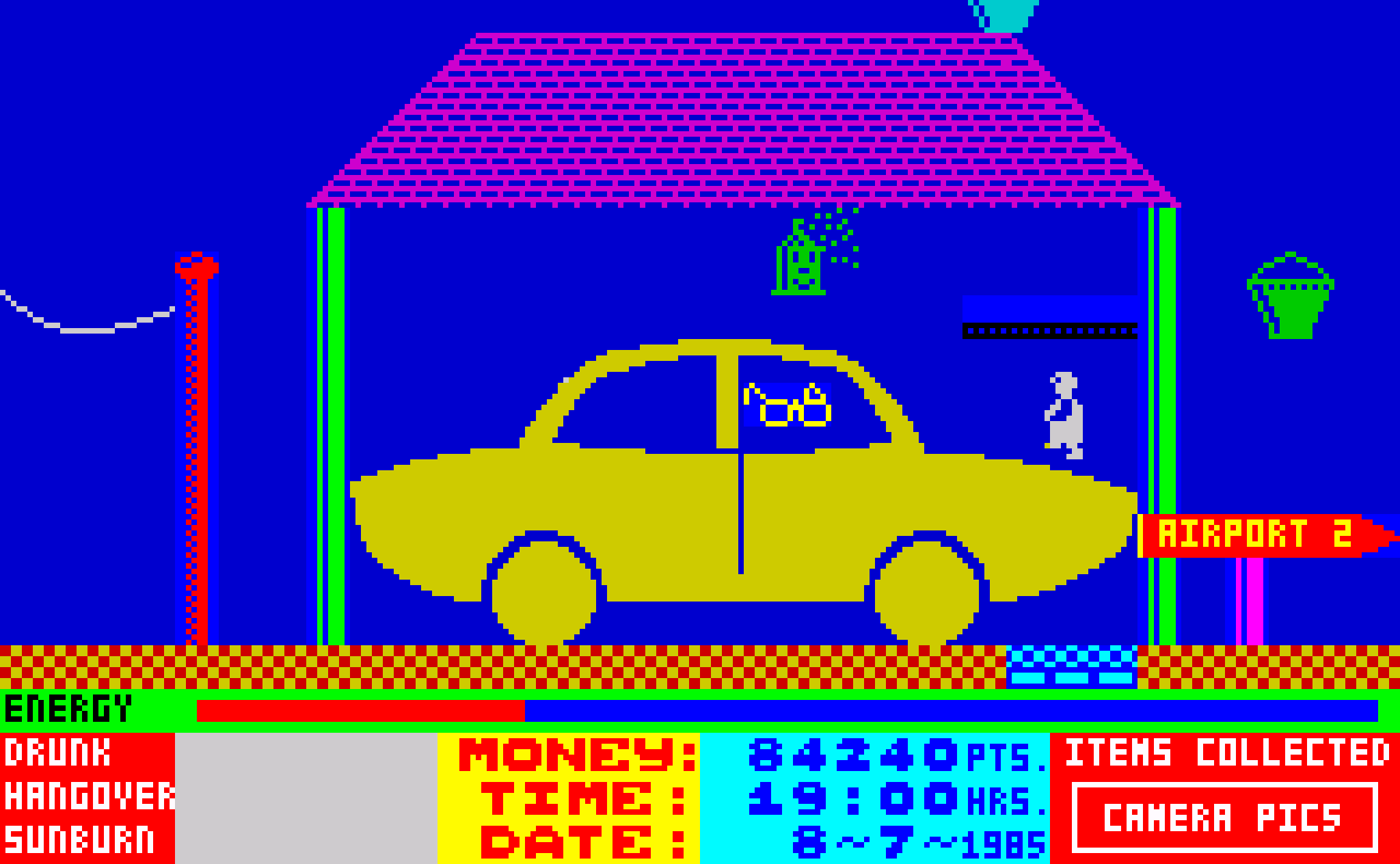 Costa Capers, ZX Spectrum | The King of Grabs